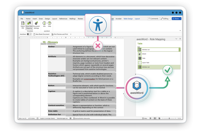 axesWord: Accessible PDFs with a few clicks - axes4